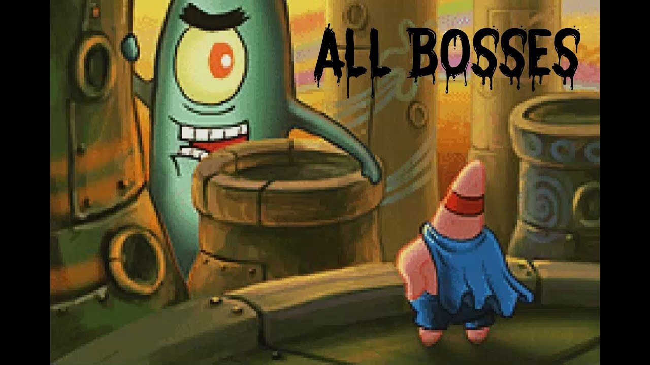 Spongebob CFTKK (GBA) All bosses - YouTube