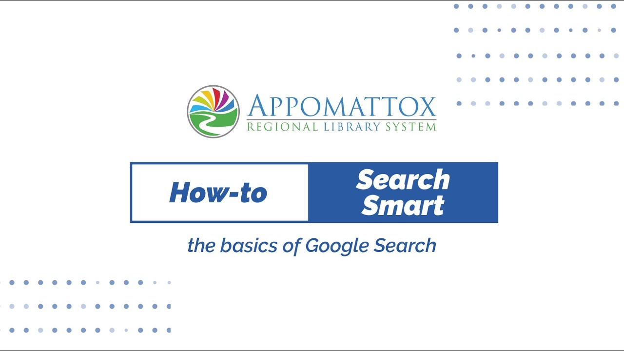 How To: Search Smart - YouTube