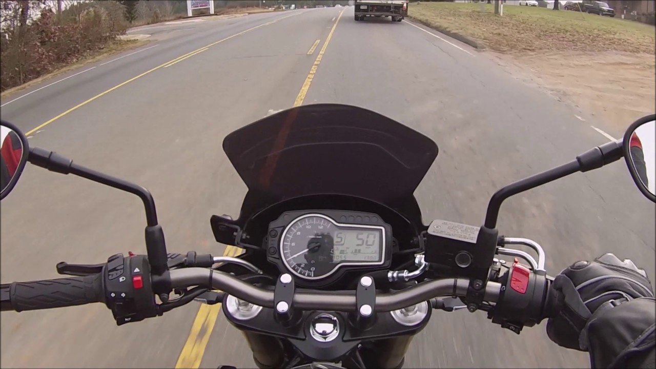 GSX-S750 (gsr750) Puig Naked Windscreen review Dark Smoke Part 1 - YouTube