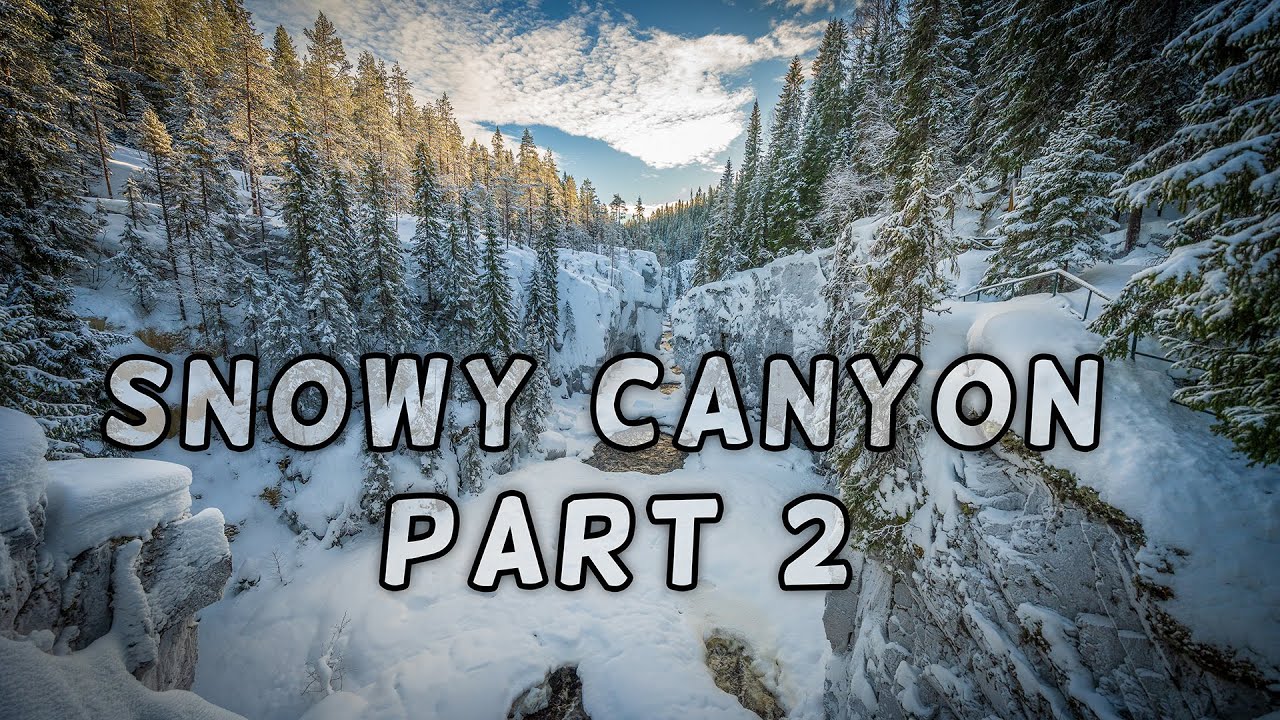 Exploring a Mysterious Snow-Covered Canyon on Foot - PART 2 - YouTube