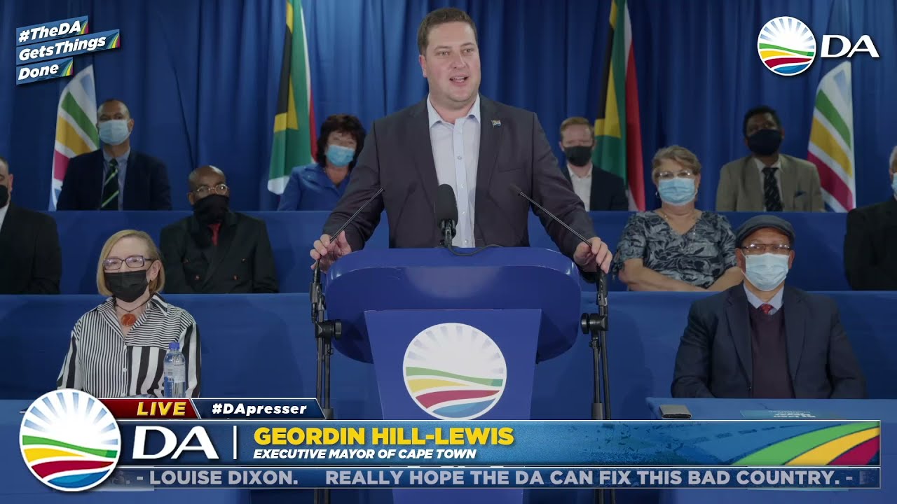 Mayor Geordin Hill-Lewis will make Cape Town a city of hope! - YouTube