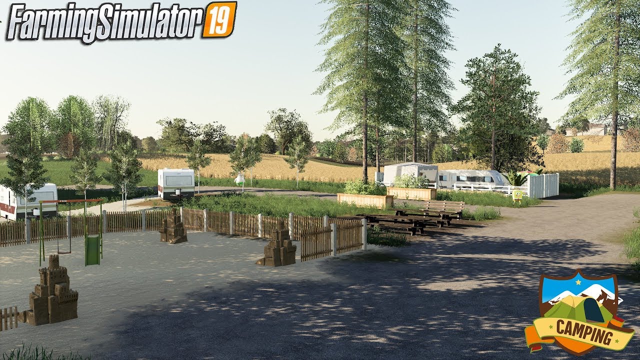 JE CRÉE MON CAMPING #2 ! Farming Simulator 19 (Saison 3) - YouTube