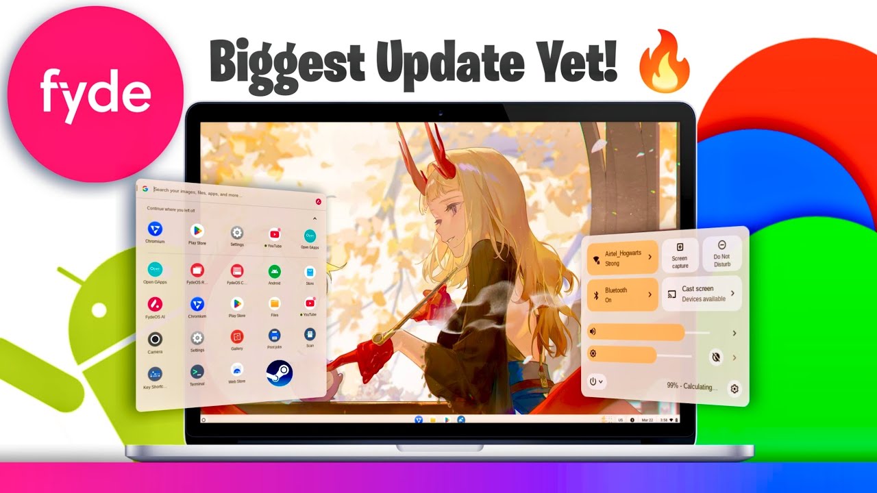 Fyde OS 19 Update: 7 Best Features Explored For You ! - YouTube