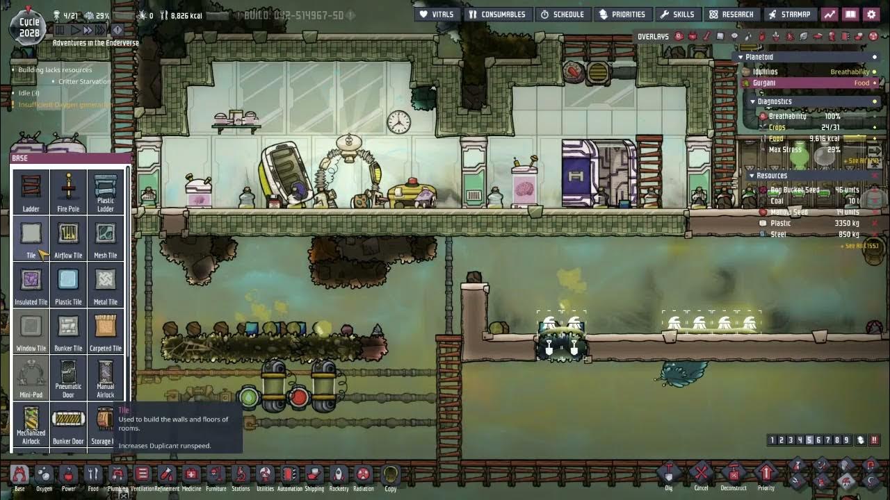 026 | Oxygen Not Included | All Achievement Run | Water and Gas ...