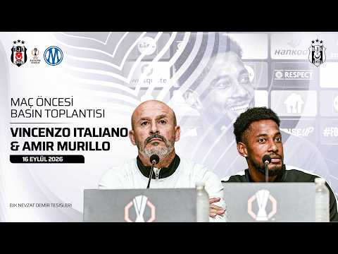 Beşiktaş - Olympique de Marseille Maçı Öncesi Basın Toplantısı | Nevzat Demir Tesisleri |Canlı Yayın