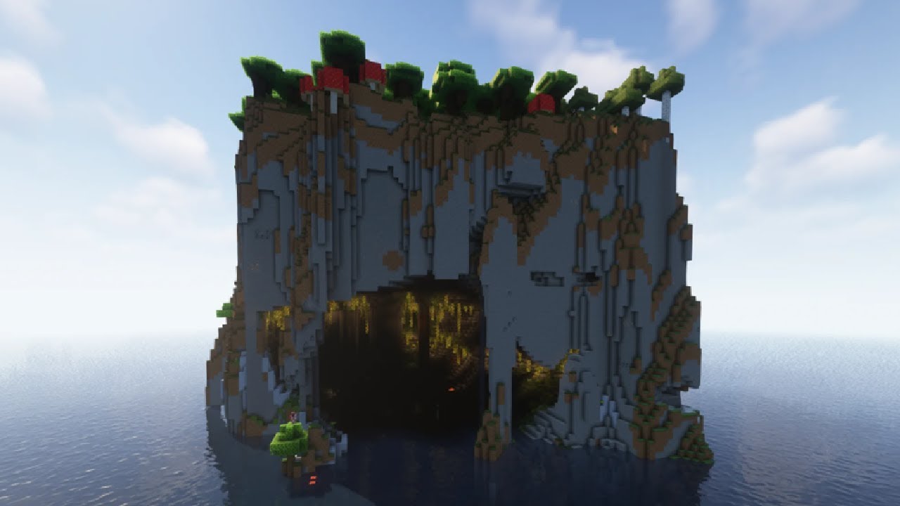 Lush Cave Survival Island Seed for Minecraft 1.19+ - YouTube