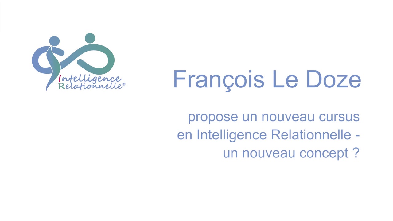 Présentation du modèle Intelligence Relationnelle® - YouTube