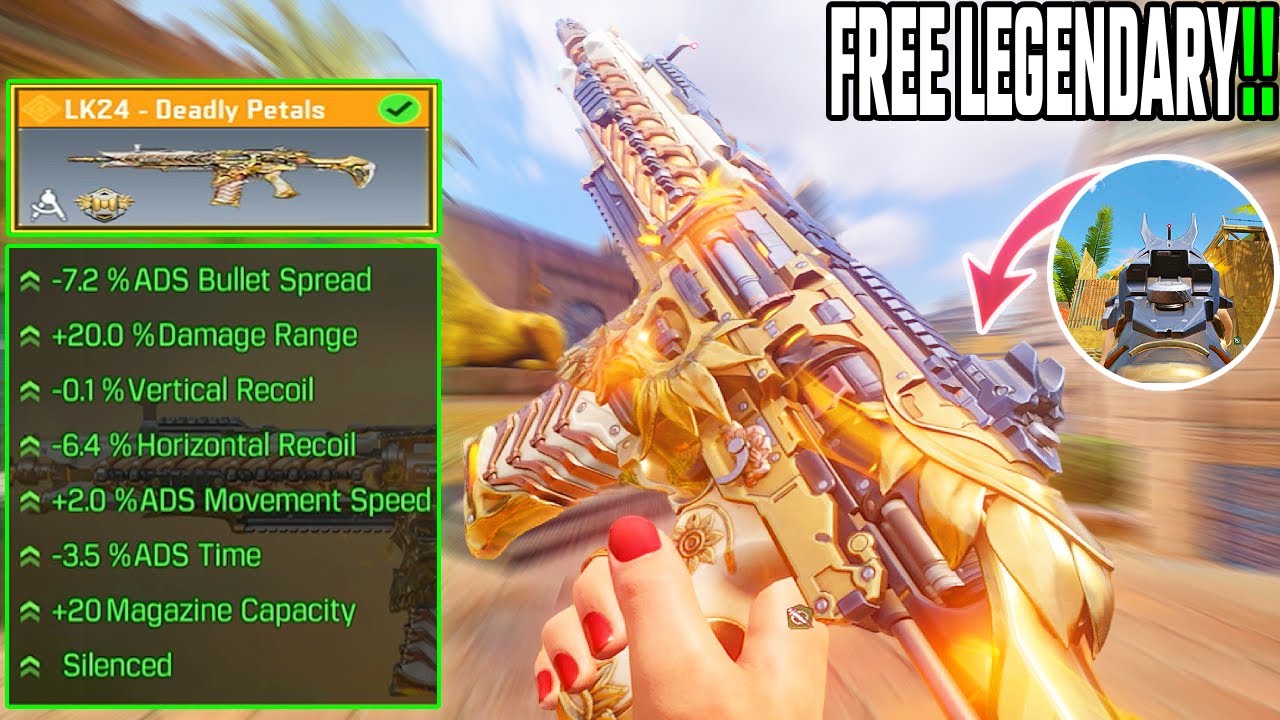 Free Legendary LK24 - Deadly Petals Gunsmith!! This LK24 Gunsmith ...
