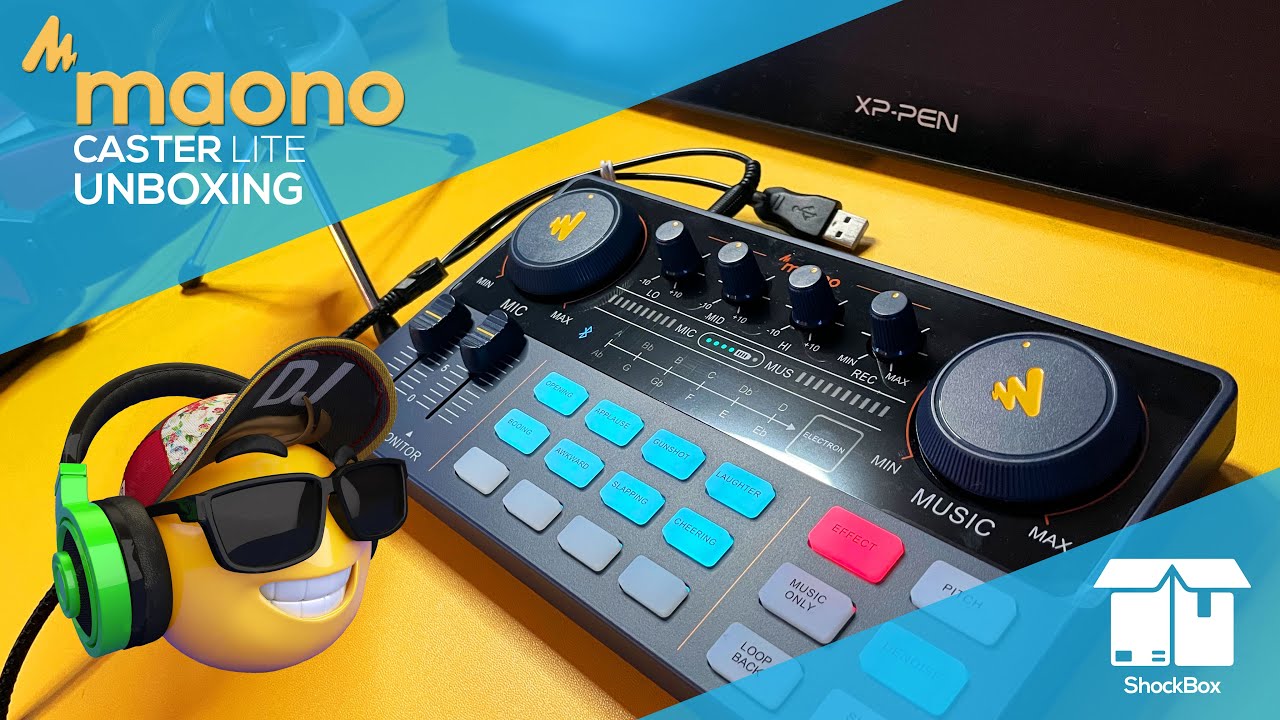 Unboxing the Maono Caster Lite, all-in-one Podcast production studio ...