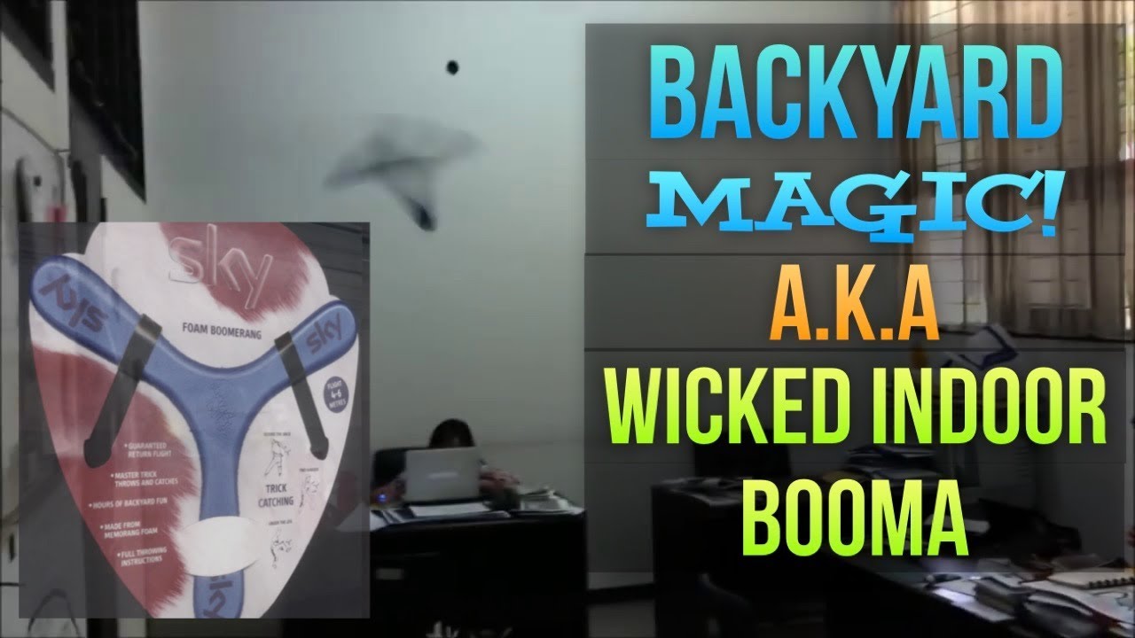 Boomerang! Wicked Indoor Booma in Office - YouTube