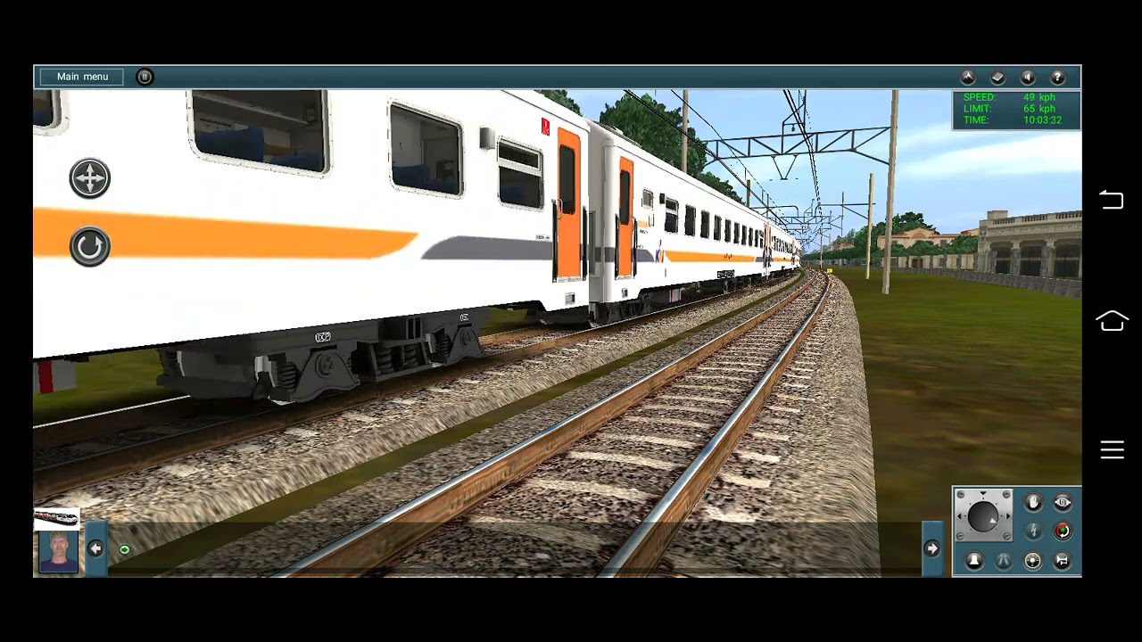 Hunting lokomotif CC203 livery garis biru WNB trainz simulator - YouTube