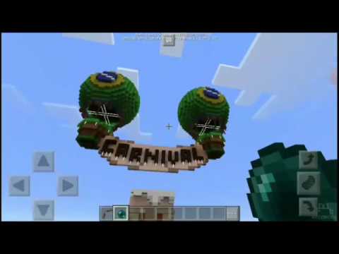 Minecraft mapa-rio de janeiro carnaval - YouTube