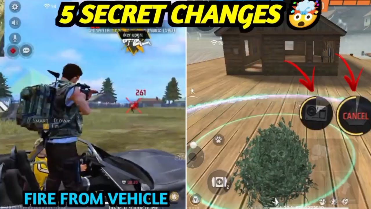 Top 5 *Secret Changes After Ob40 Update* | Free Fire Ob40 Update | Ff ...
