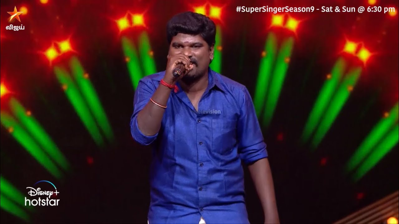 Kattai vandi kattai vandi song by #Karthik | Super Singer Season 9 ...
