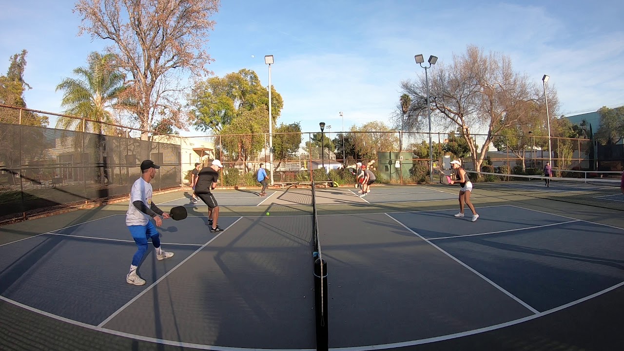 Girls versus Boys Pasadena Pickleball 5.0+ Jessie Irvine Michelle ...