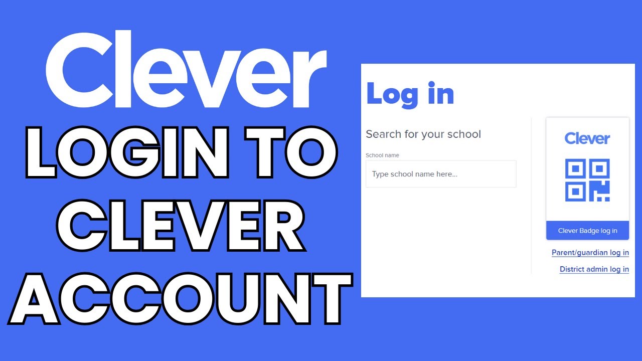 Clever Account Sign In: How to Login to Your Clever Account? - YouTube