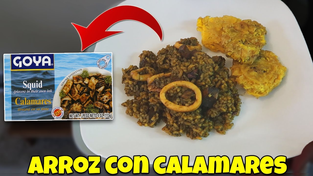 Arroz Con Calamares Recipe! (Squid Rice) - YouTube