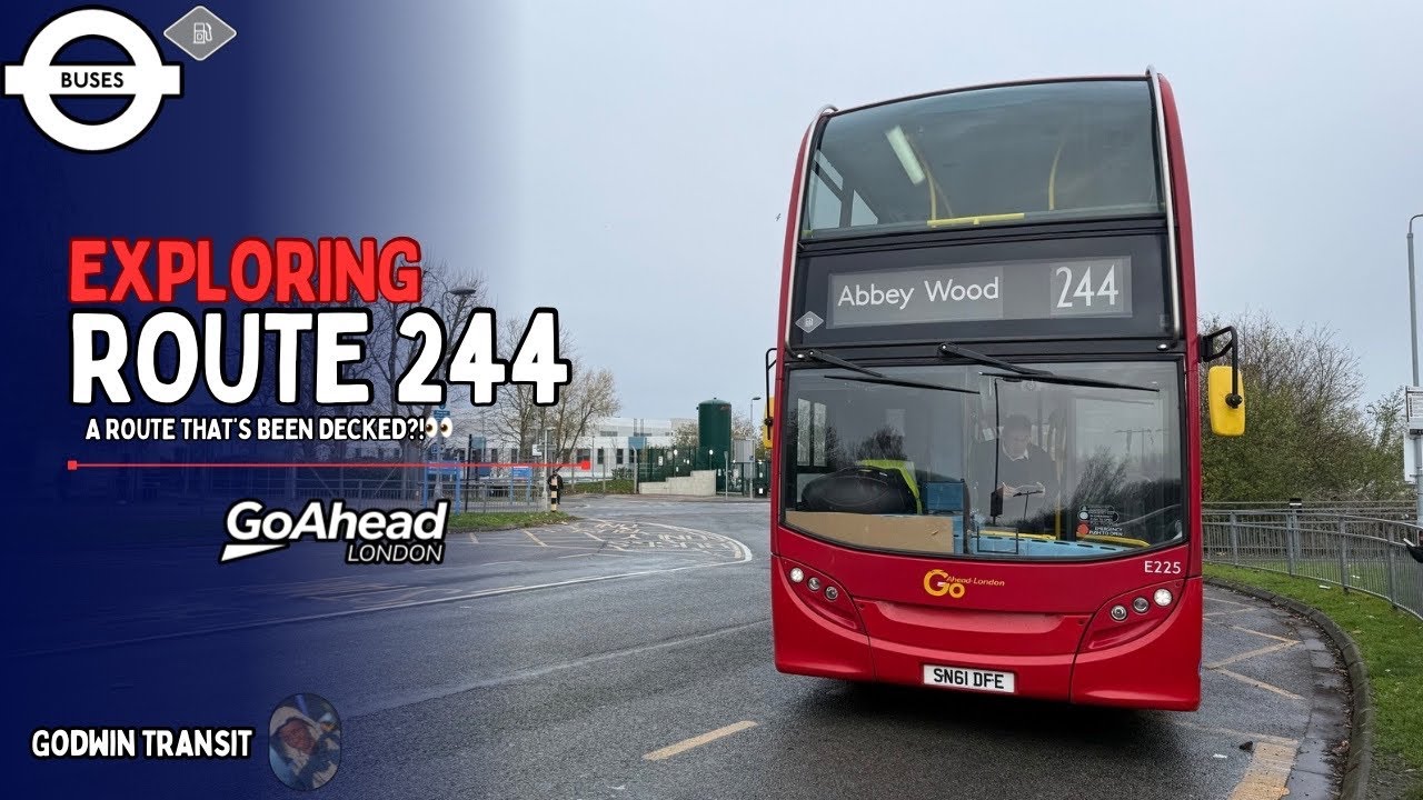 A Single Deck route turned Double Deck??! ... Exploring Route 244 ...