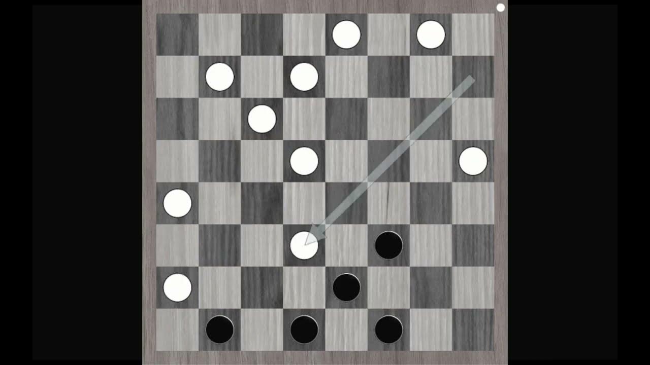 Spanish Checkers Game1Draw - YouTube