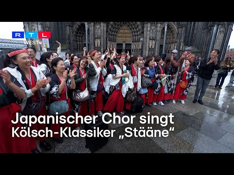 Wenn „Stääne“ um die Welt tanzen: Japanischer Chor singt kölschen Klassiker | RTL WEST