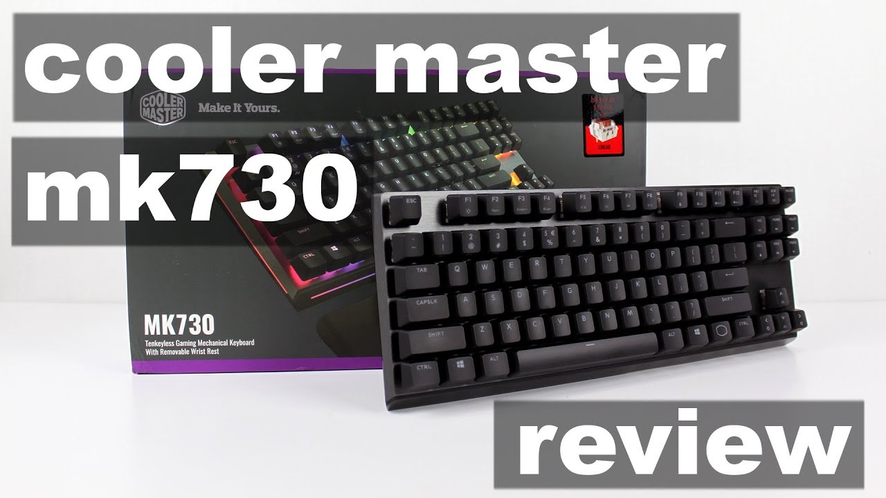 Cooler Master MK730 (Cherry MX Red) Review: The Gold Standard - YouTube
