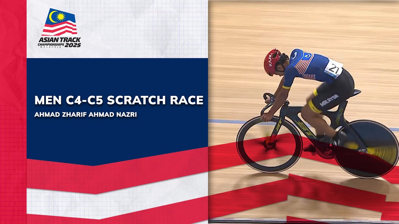 EMAS | Kejohanan Basikal Trek Asia: Ahmad Zharif Ahmad Nazri | C4-C5 ...