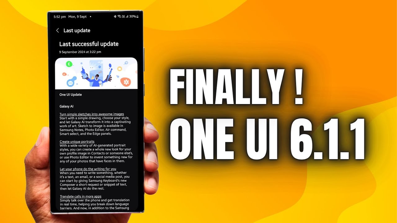 One UI 6.1.1 has Finally ARRIVED ! All New Features you need to know ...