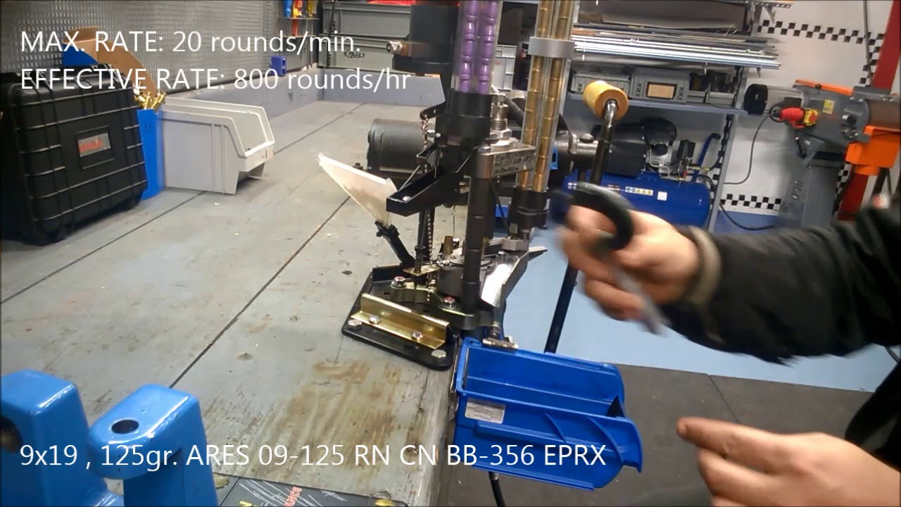850rounds/hour Speed Loading on Lee Pro 1000 (Fast reloading) - YouTube
