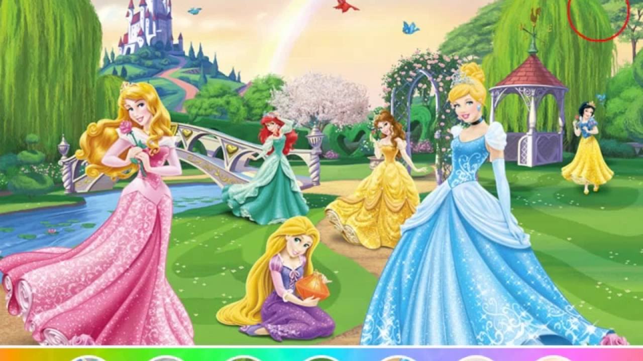 Disney Princess Find Objects (Принцессы Диснея: находить объекты) - YouTube