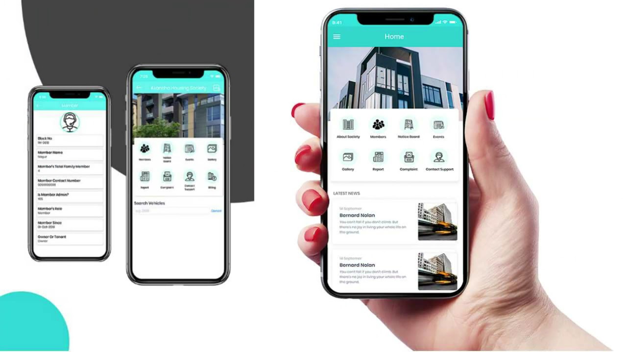 Society Utility Mobile App Demo - YouTube