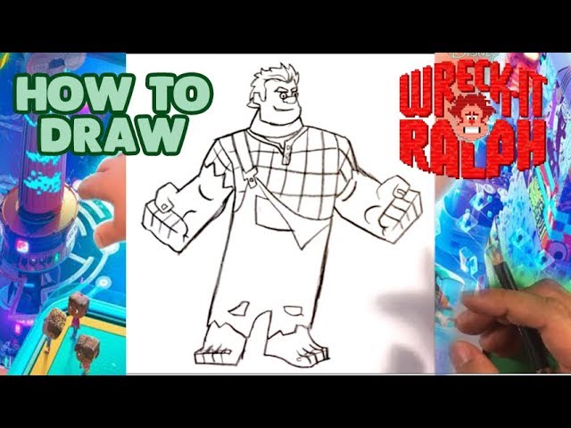 Wreck It Ralph Drawing Step By Step