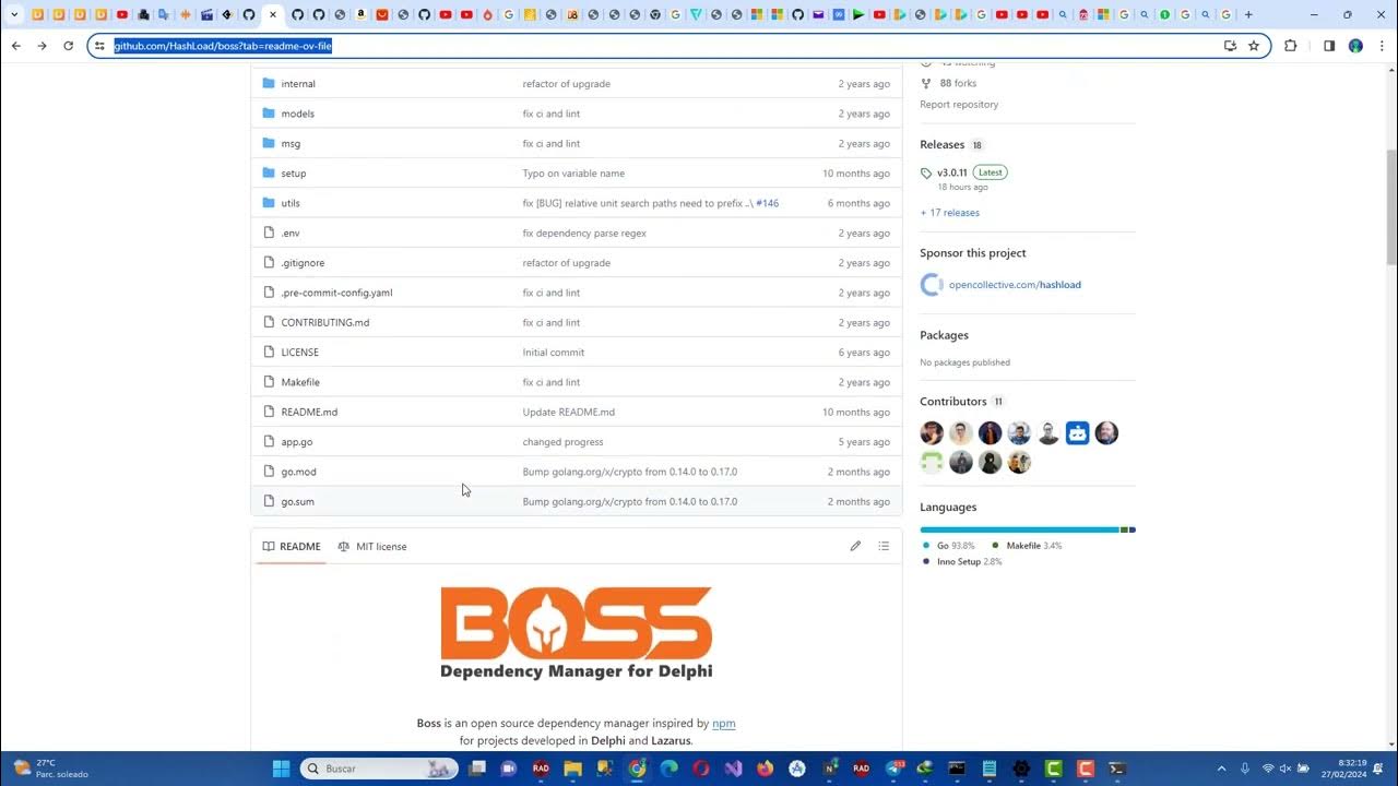 INSTALL BOSS AND HOW TO INSTALL DEPENDENCY IN A PROJECT IN DELPHI - YouTube