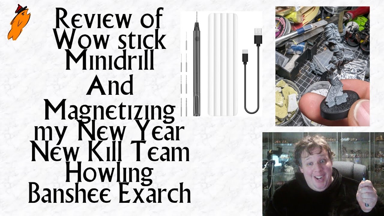 Review of a Wowstick minidrill and magnetizing my Howling Banshee Kill ...