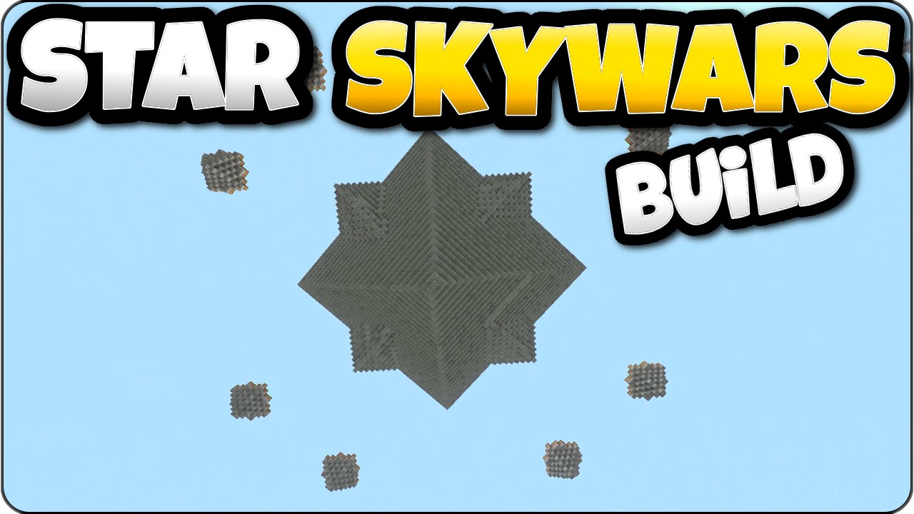Minecraft New Skywars Build Star Shape PS3 PS4 Xbox One Xbox 360 minecraft-new-skywars-build-star-shape-ps3-ps4-xbox-one-xbox-360