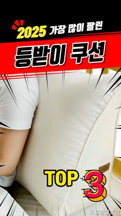 등받이 쿠션 추천 2025 TOP3 #shorts - YouTube