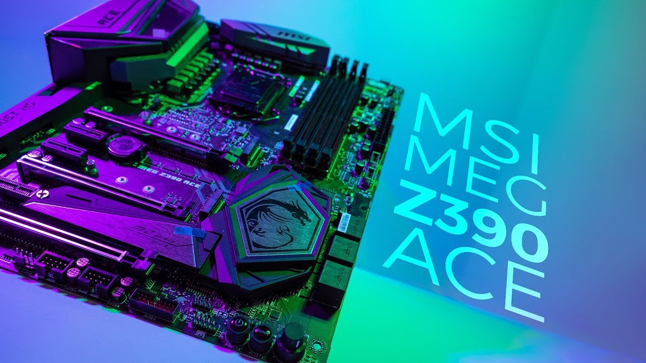 MSI MEG Z390 ACE - First Look & Unboxing - YouTube