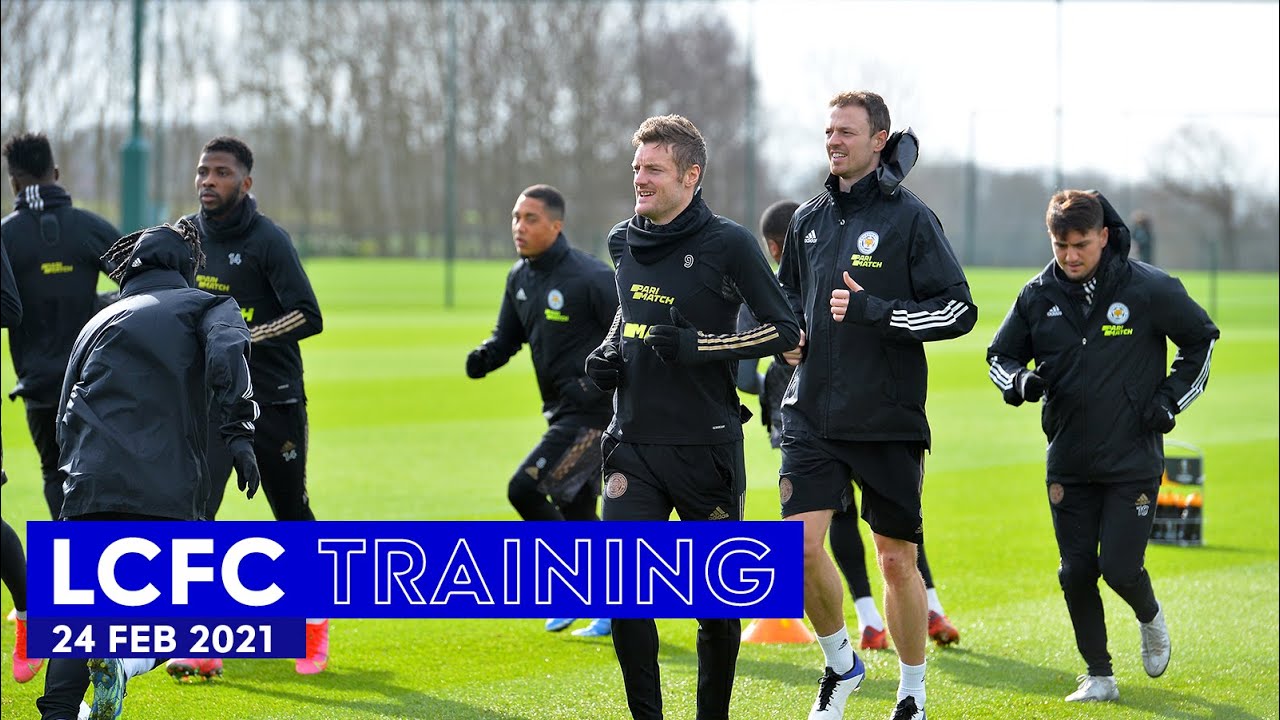 LCFC Training 24 Feb 2021 vs Slavia Prague - YouTube