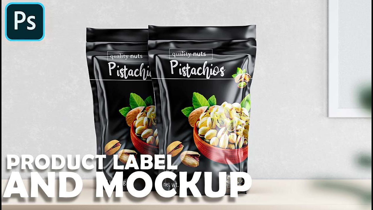 PRODUCT LABEL DESIGN AND 3D MOCKUP | PHOTOSHOP TUTORIAL | PIXITZ STUDIO ...