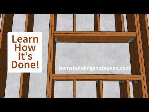 How To Modify Existing Ceiling or Floor Framing To Install Pull Down Stairs For Attic Storage