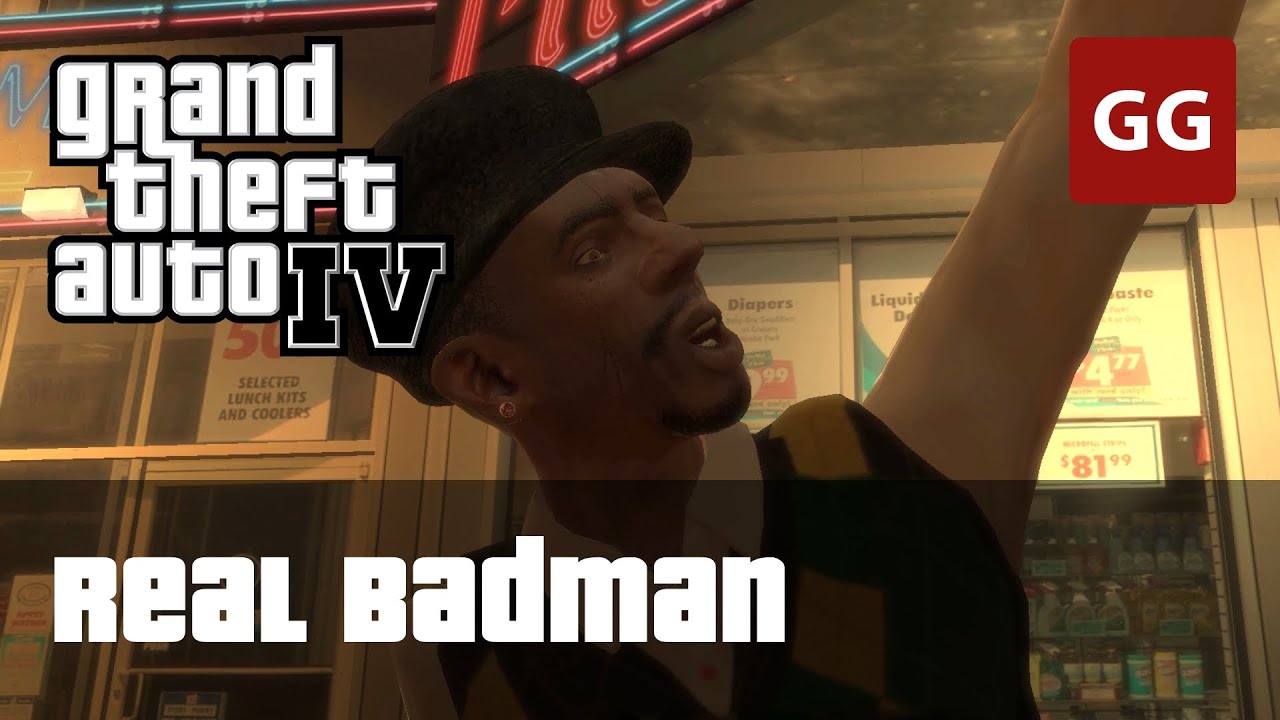 Real Badman — Random Character in GTA IV - YouTube
