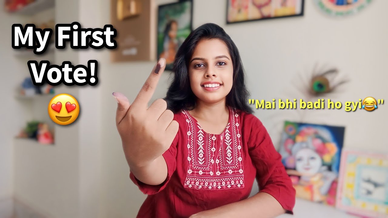 My First Vote in my Life! ️ Samata Vlogs - YouTube