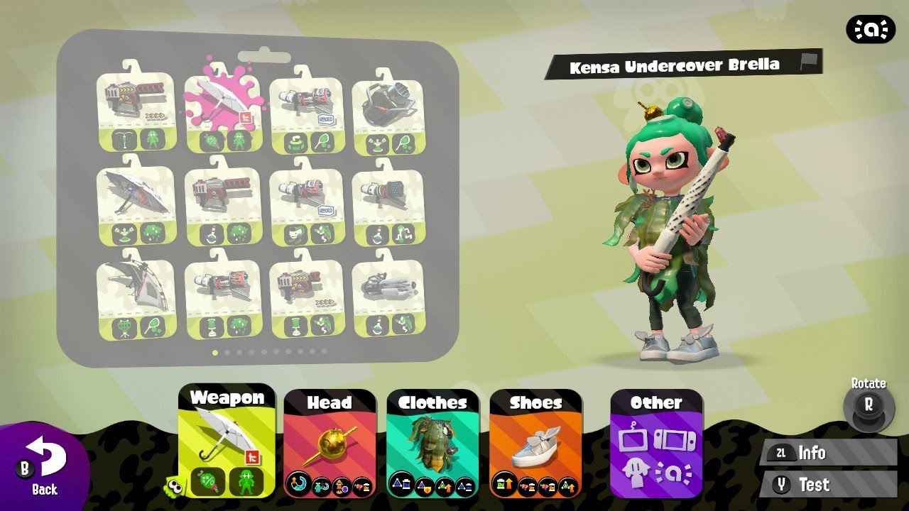 Splatoon 2 - Kensa Undercover Brella's Potential - YouTube