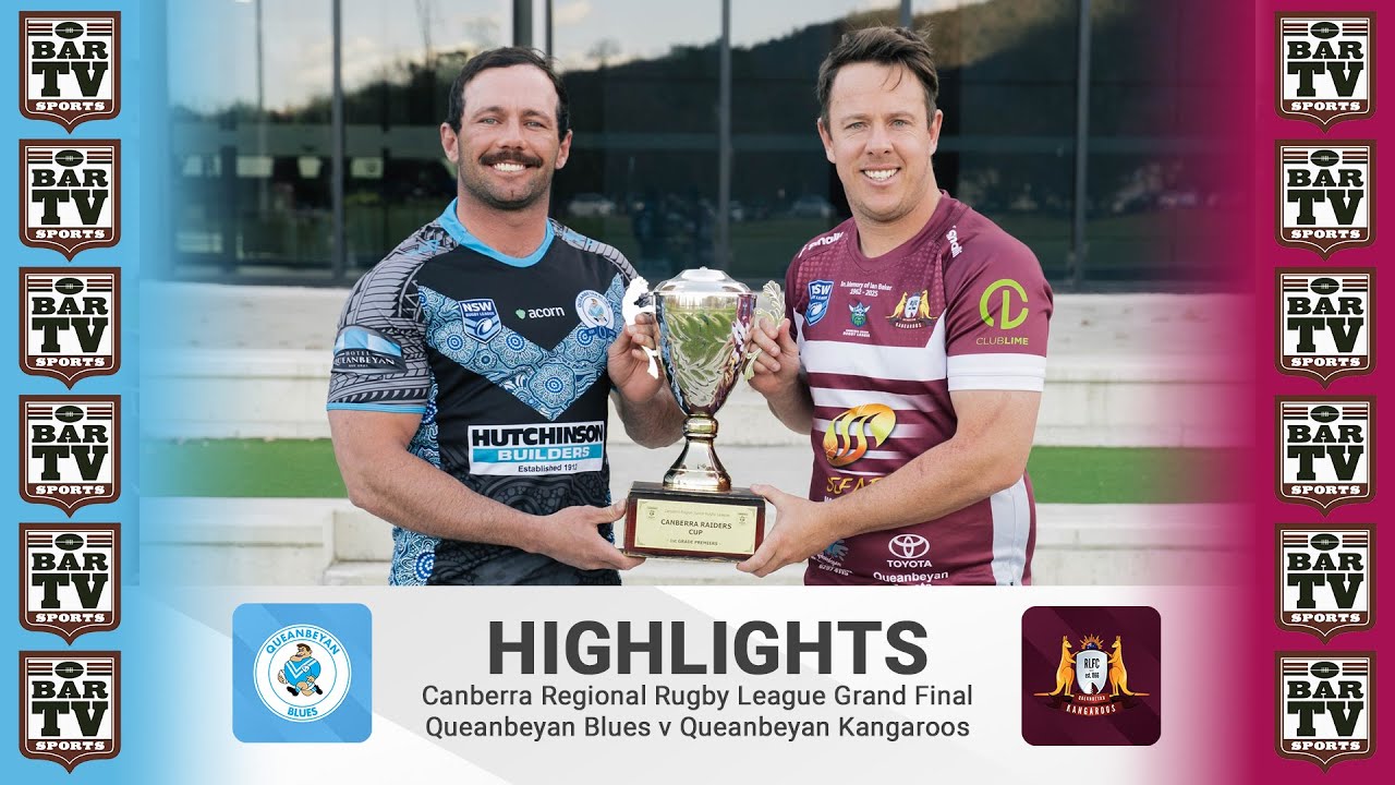 2025 Canberra Region Rugby League Grand Final Highlights - Queanbeyan ...