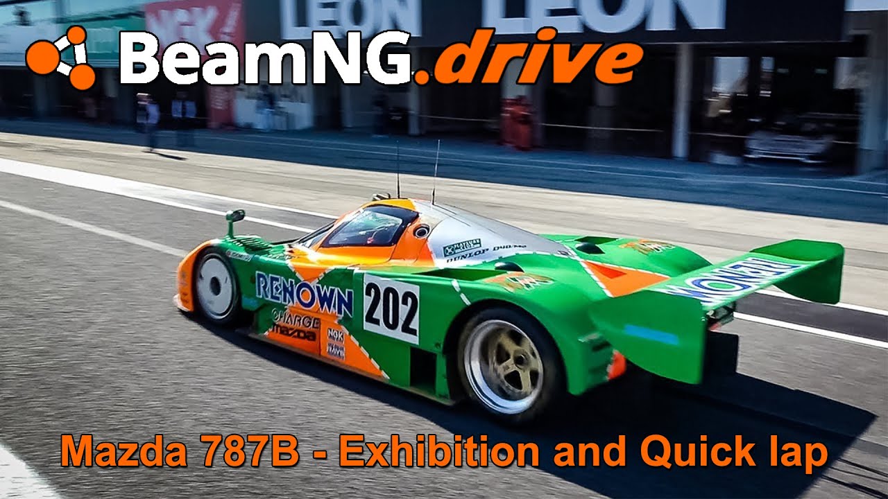 BeamNG | Quick lap at Automation Track with the Mazda 787B - YouTube