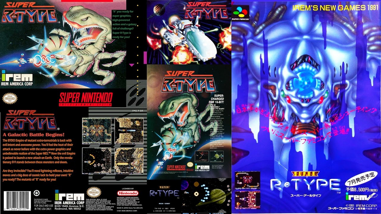 🛸SNES Super R Type Full Bass Remix OST IREM スーパー・アール・タイプ BGM - YouTube