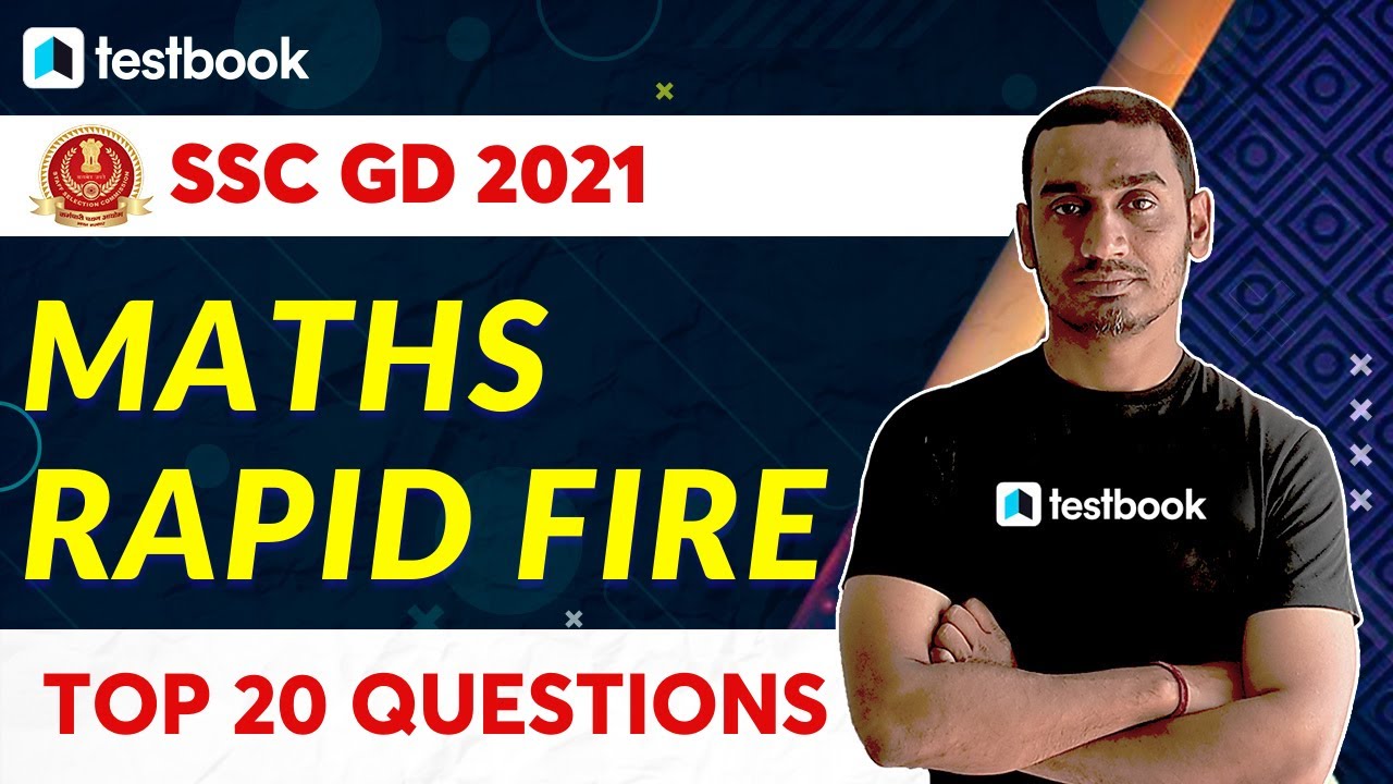 SSC GD Maths Class 2021 | Maths Rapid Fire | Maths questions for SSC GD ...