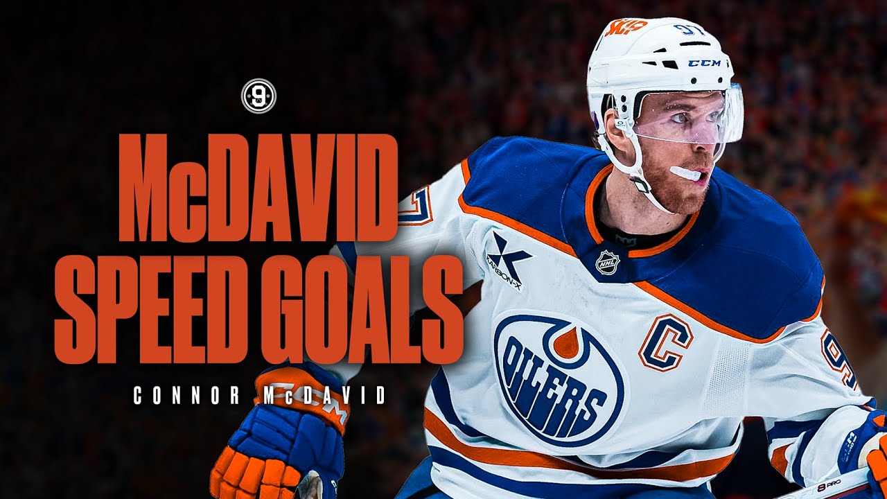 Connor McDavid INSANE Speed Goals That Are Unfair - YouTube