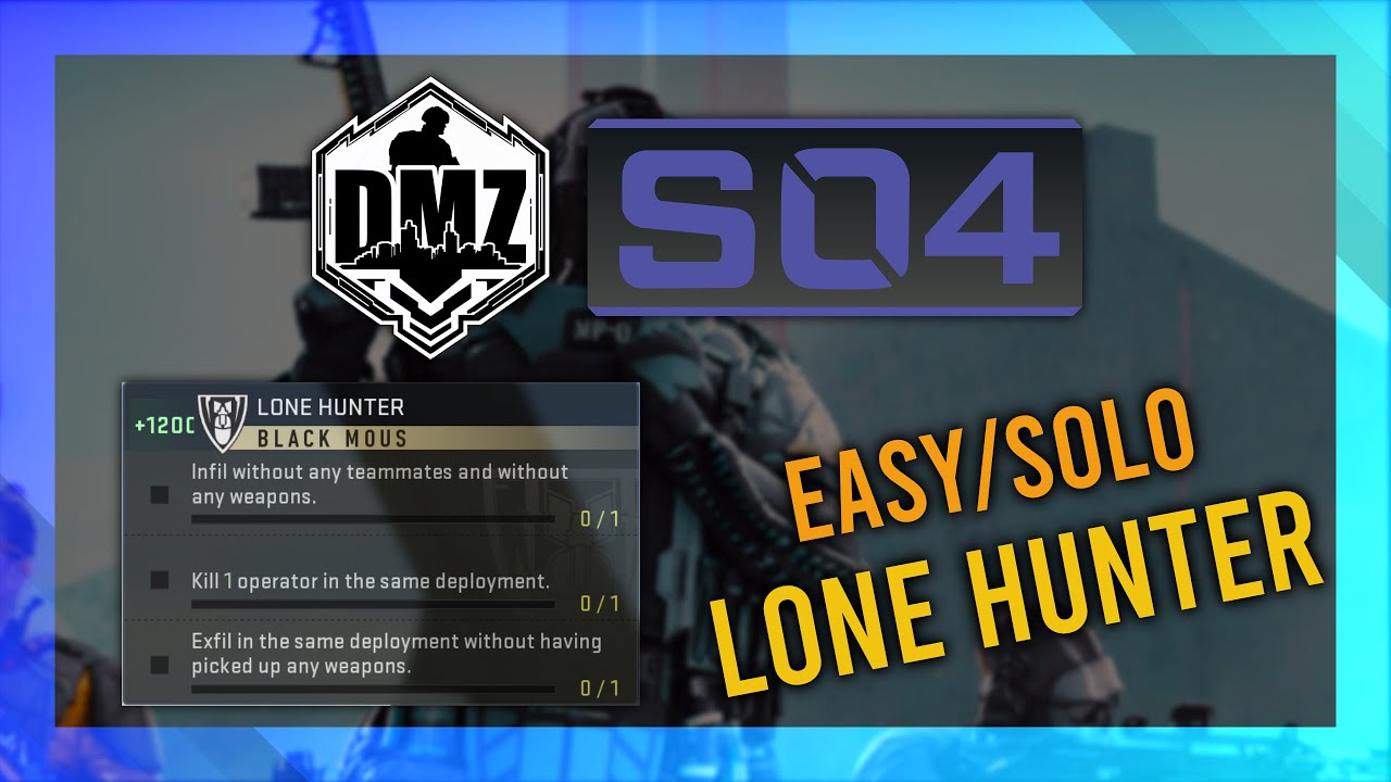 Lone Hunter (Black Mous) GUIDE | DMZ Season 4 Mission Guide | Vondel ...