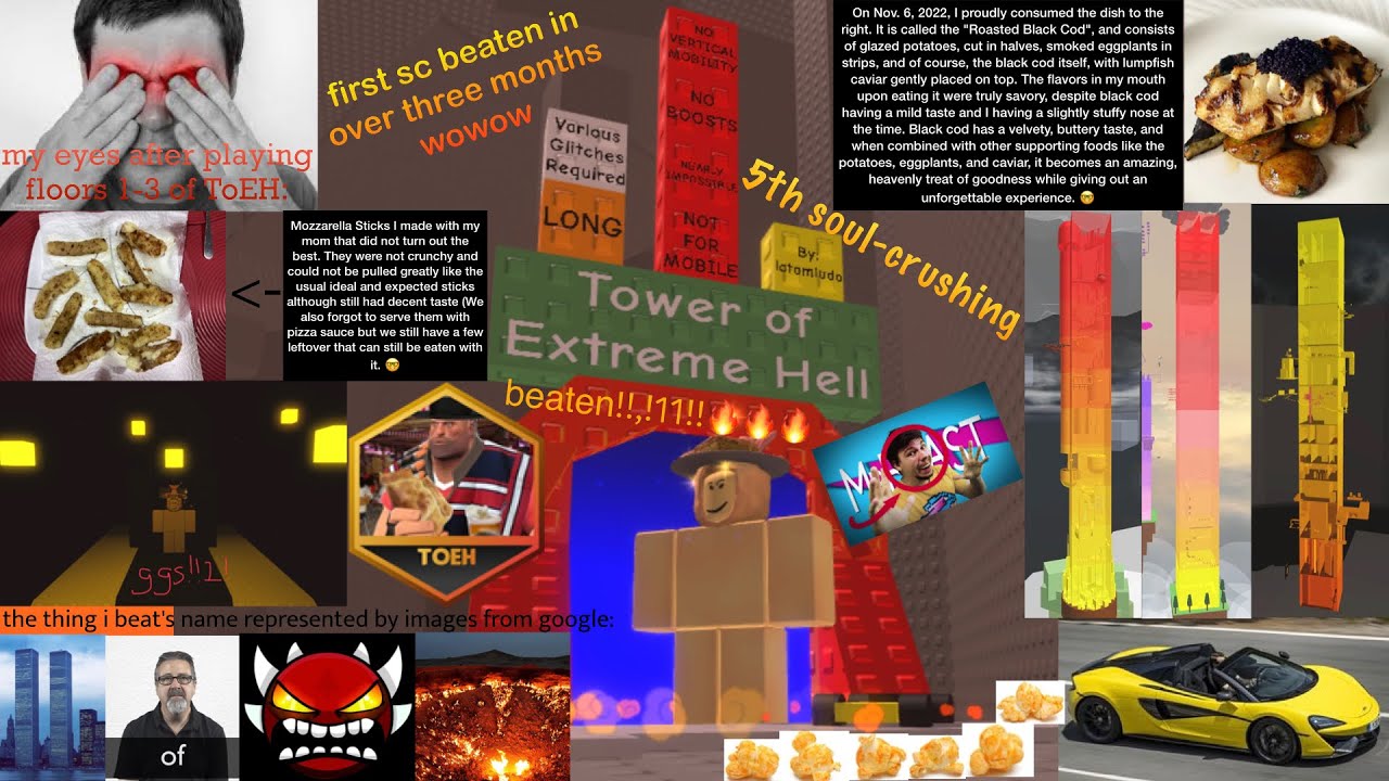 JToH - Tower of Extreme Hell | Completion (Bottom-Low Insane) - YouTube