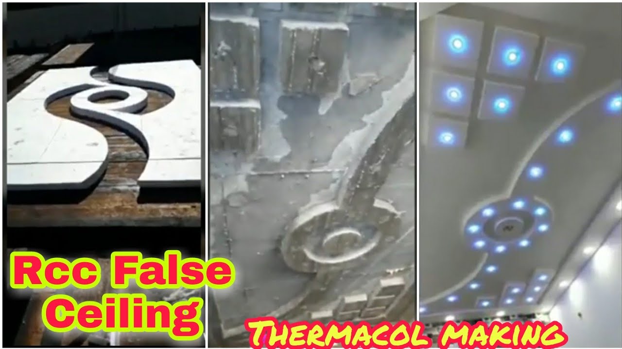 RCC False Ceiling Before Slabs | How To Make Rcc False Ceiling ...